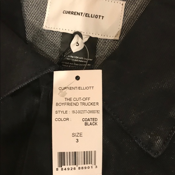 Current/Elliott | Jackets & Coats | Currentelliott Cutoff Boyfriend ...